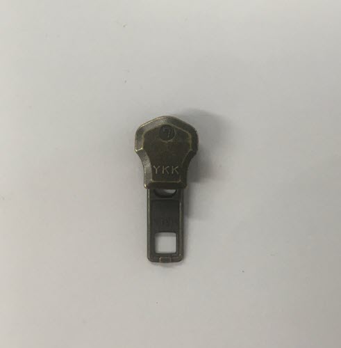 Vervangschuiver voor rits metaal YKK nr7 | schuiver-metaal-7